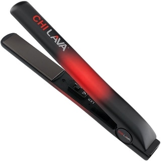 CHI Original Lava 1" Ceramic Hairstyling Flat Iron, Red - Bed Bath ...