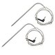 Pit Boss Advanced Meat Temperature Probe Set 2 Pack 6" Probes 48" Wires ...