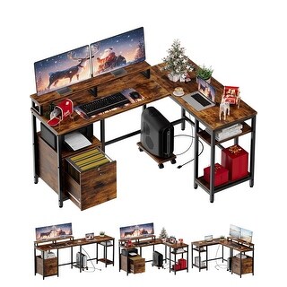 L Shaped Desk - 76" L Shaped Gaming Desk - Bed Bath & Beyond - 40831746