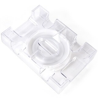 Elite Revolving Card Holder, 2-deck - Clear - Bed Bath & Beyond - 40193423