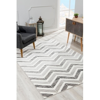 Rug Branch Modern Geometric Wave Indoor - Bed Bath & Beyond - 29769173