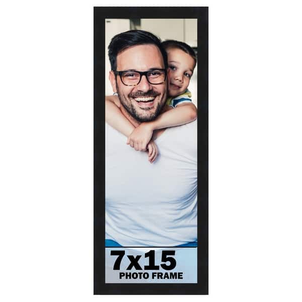 7x15 Frame Black Picture Frame - Complete Modern Photo Frame Includes ...
