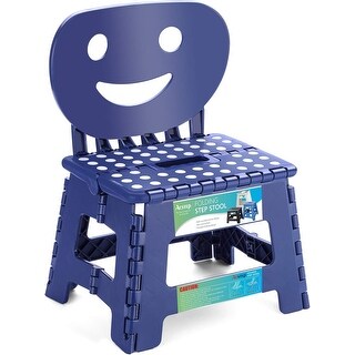 Folding Step Stool with Back Support for Kids - Bed Bath & Beyond ...