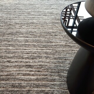 EXQUISITE RUGS Eaton Hand-knotted Wool/Bamboo Silk Grey/Ivory Area Rug ...