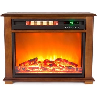 Medium Square Fireplace with Decorative Mantel Trim, FP2042 - Bed Bath ...