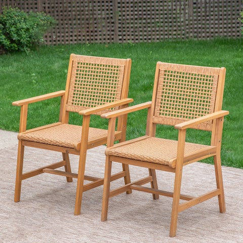 Royal Fiji Patio Dining Chair (Set of 2) - Overstock - 8777275