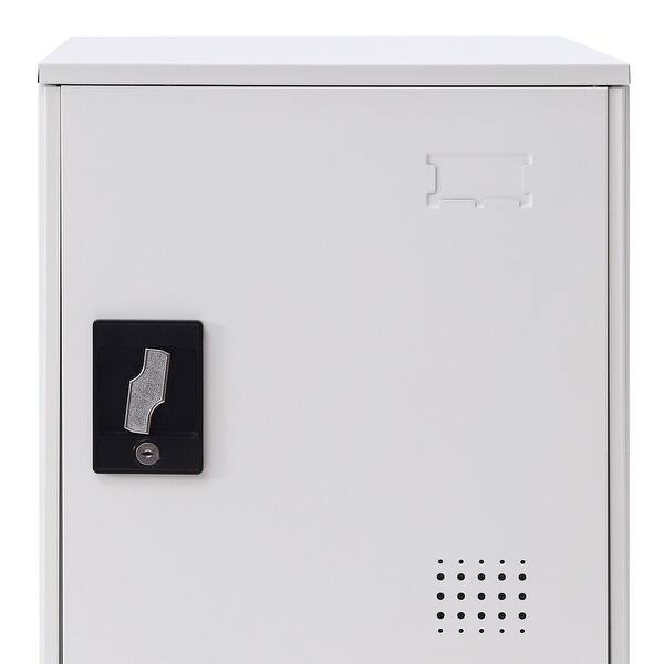 Vertical Locker with Padlock latche 2 Compartment Storage - Bed Bath ...
