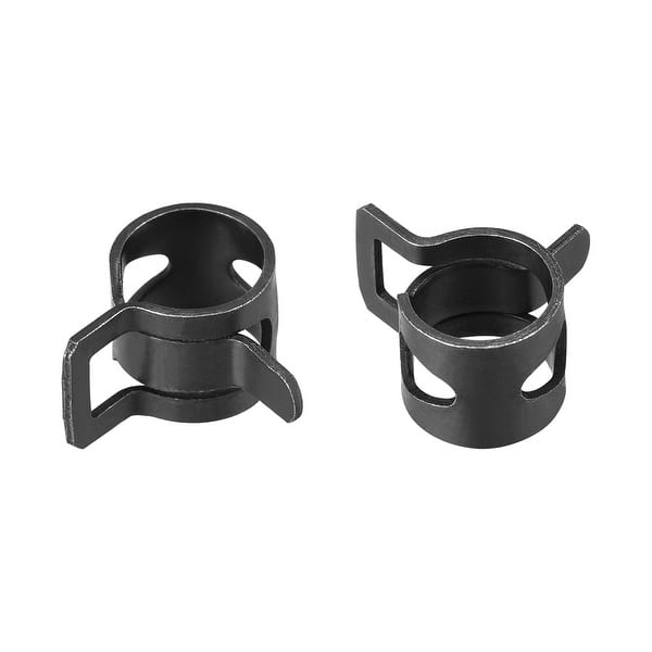 Steel Band Clamp Hose Tube Spring Clips Clamp Black Manganese Steel ...