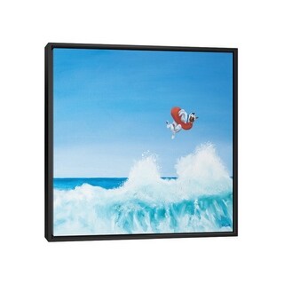 iCanvas "Playing In The Surf II" by Carol Luz Framed - Bed Bath ...