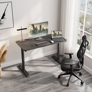Modern Computer Standing Desk Home Office Desk Workstation with Free ...