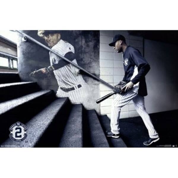 New York Yankees Jeter Retirement Poster Print Item Vartiarp13532 - Bed ...