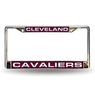 NBA Cleveland Cavaliers Red Laser Chrome Acrylic License Plate Wall ...