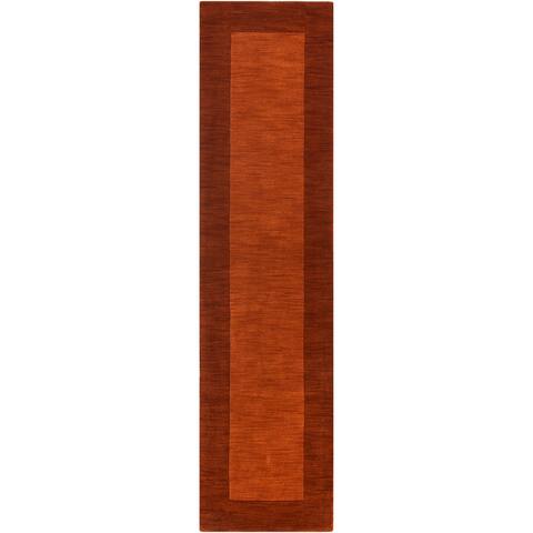 Hand Loom Quail Wool Rug - Overstock - 11766587