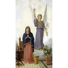 The Annunciation by William-Adolphe Bouguereau Angels Art Print - Bed ...