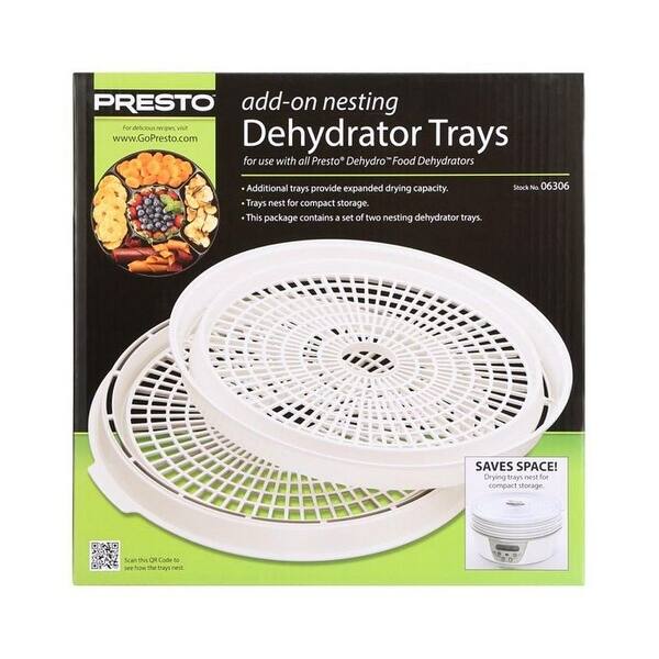 Presto 06306 Dehydro Electric Food Dehydrator Dehydrating Trays - Bed ...