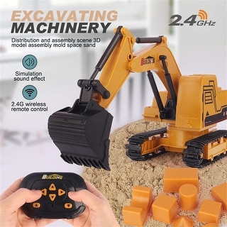2.4G RC Truck Excavator Construction Wireless Remote Control - Bed Bath ...