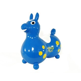 Gymnic Blue Rody Horse Max Inflatable Bouncer Ride-on, Hand Pump ...