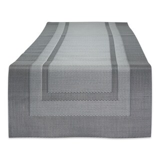 Double Framed Table Runner - 72" - Gray - Bed Bath & Beyond - 37095603
