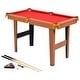 48" Mini Table Top Pool Table Game Billiard Set - 48" x 26" x 30" (L x ...