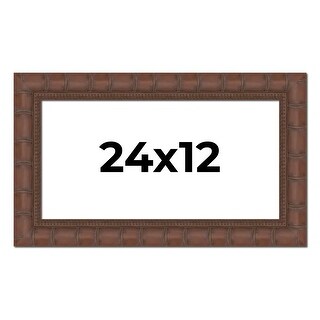 24x12 Frame Pewter Solid Wood Picture Frame Width 1.625 Inches ...