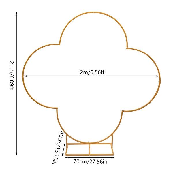 Metal Clover Frame Wedding Arch Backdrop Stand - Bed Bath & Beyond ...