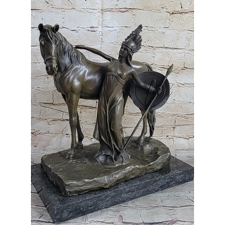 Hippolyta Queen Of The Amazonian Greek Mythology Bronze Statue ...