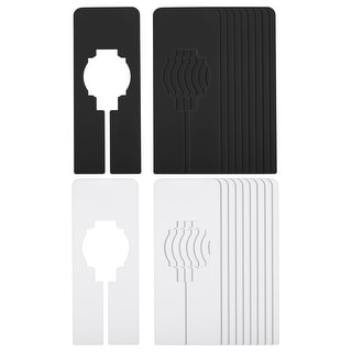 Clothes Dividers, Clothing Rack Dividers Rectangle Separator - White ...