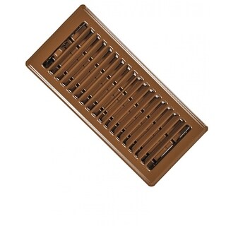 American Imaginations 4 in. x10 in. Stainless Steel Ventilation Floor ...