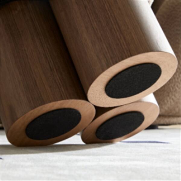 Mushroom Stool Barrel PVC Pipe with Walnut Veneer - Bed Bath & Beyond ...