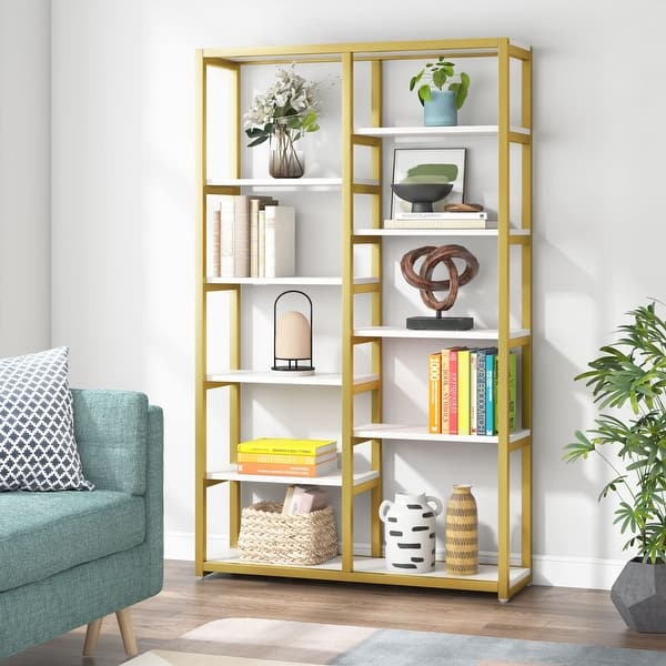 70.8 Inch Tall Bookcase Bookshelf Etagere Display Shelf - Bed Bath ...