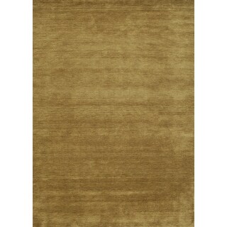 Ahgly Company Machine Washable Contemporary Dark Golden Rod Brown Area ...