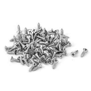M2.9 x 9.5mm Countersunk Cross Head Self Tapping Screw Fasteners 100 ...