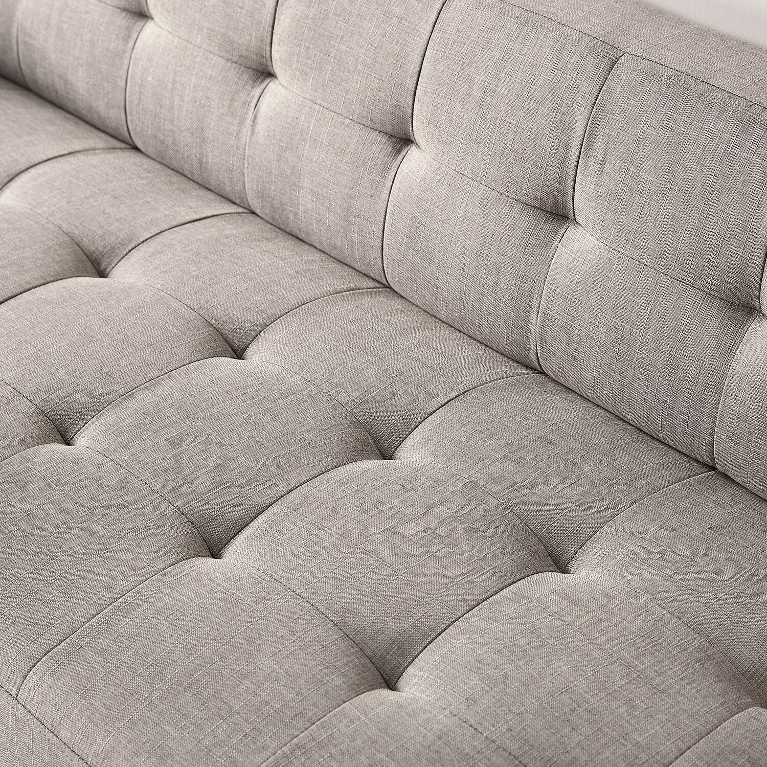 Priage by ZINUS Warm Grey Upholstered Loveseat Sofa On Sale Bed Bath Beyond 27615968