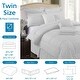 Twin Size Comforter Set, 8 Piece Microfiber Bedding Comforter Solid ...