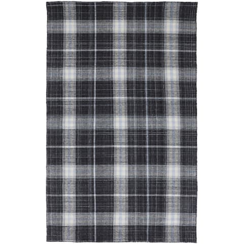 Black Plaid Area Rugs - Overstock