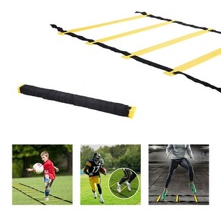 Agility Ladder Speed Ladders For Football Speed Agility Training 8-Rung ...