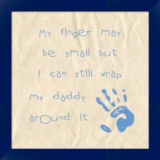 Veruca Salt 'My Finger May Be Small Baby Boy' Framed Art - Bed Bath ...