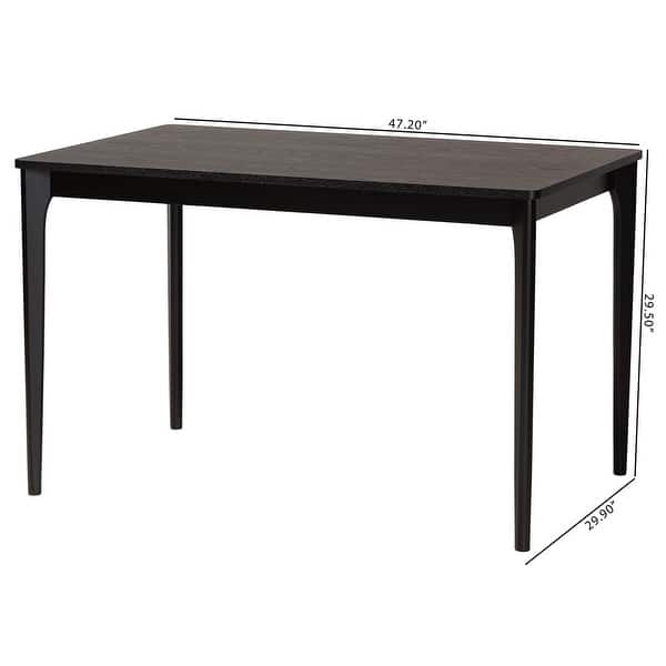 Sherwin Mid-Century Modern Finished Wood Dining Table - Bed Bath ...