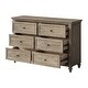 Gerald Traditional Wooden 6 Drawer Dresser With Storage By HULALAHOME ...
