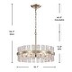 Casandra 6-light Drum Glass Strip Chandelier - Bed Bath & Beyond - 36050985