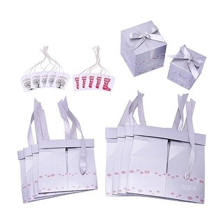 Set of 10 pcs Instant Folding Boxes with Lids for Presents Box - Bed ...