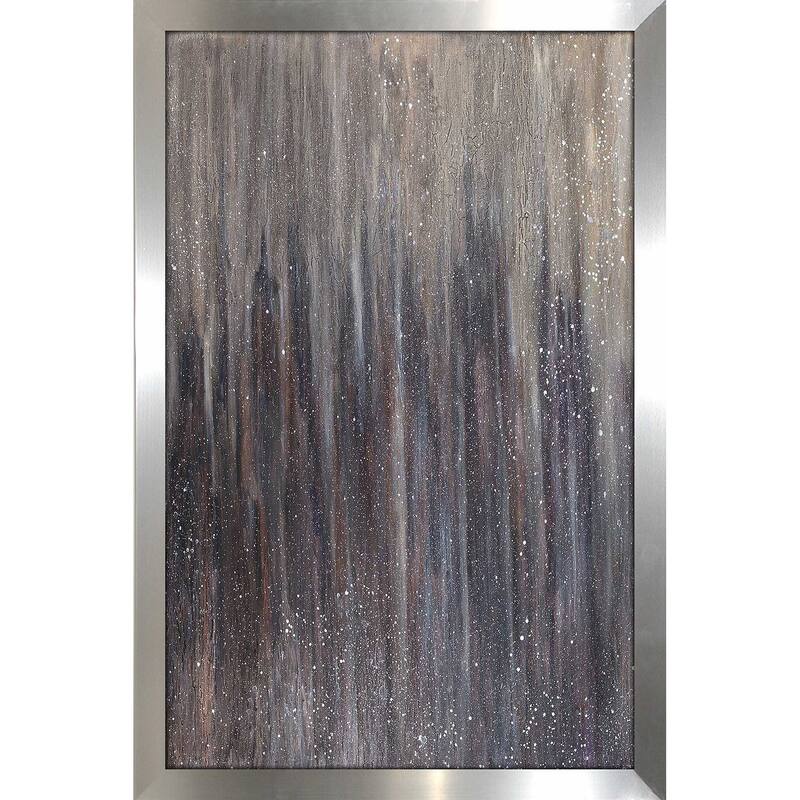 "Downtown Blizzard (Vertical)" Print on Acrylic - Overstock - 36560416