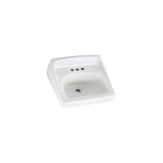American Standard Lucerne 20-1/2" Wall Mounted Porcelain Bathroom Sink ...