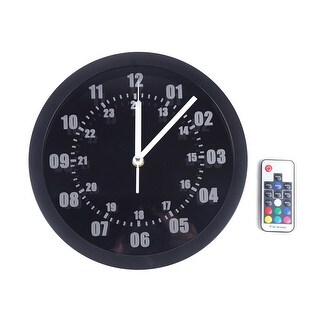 Military Time LED Wall Clock with Neon Backlight - Bed Bath & Beyond ...