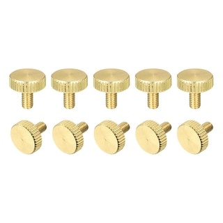 Knurled Thumb Screws, Flat Bolts Grip Knob Fasteners for PC Electronic ...