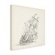 Richard Foust 'Antique Ship Sketch XI' Canvas Art - Bed Bath & Beyond ...