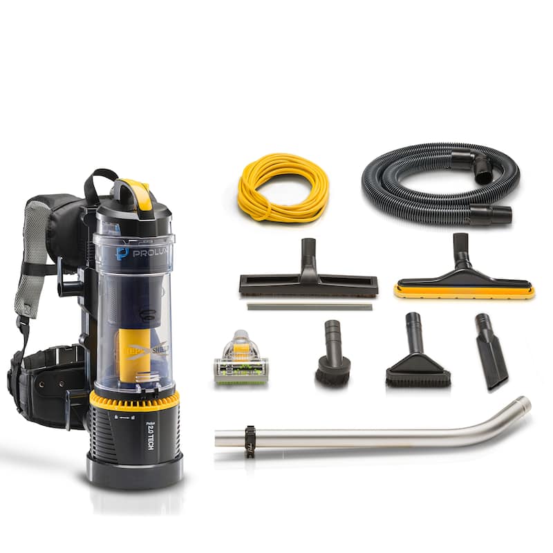 1 Hour Prolux 2.0 Cordless Bagless Backpack Vacuum with Lithium Ion ...