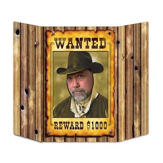 Pack of 6 Western Themed Wanted Poster Photo Prop Decorations 37" x 25 ...