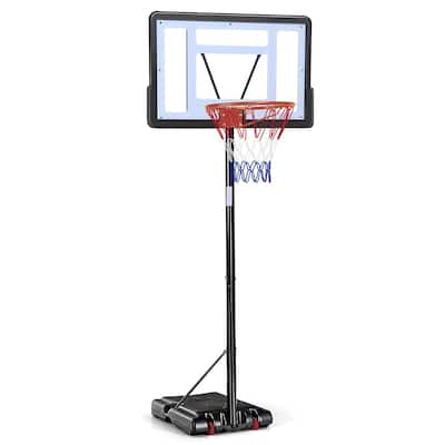 Outdoor Portable Adjustable Basketball Hoop Stand with Backboard ...
