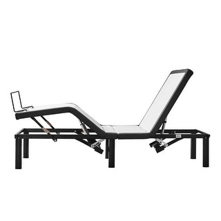 Adjustable Bed Base,Bed Frame with Head and Foot Incline,Anti-Snore ...